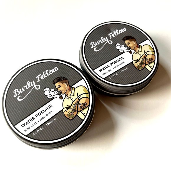 Burly Fellow | Grooming | New 2pack Burly Fellow Water Pomade Firm Hold ...